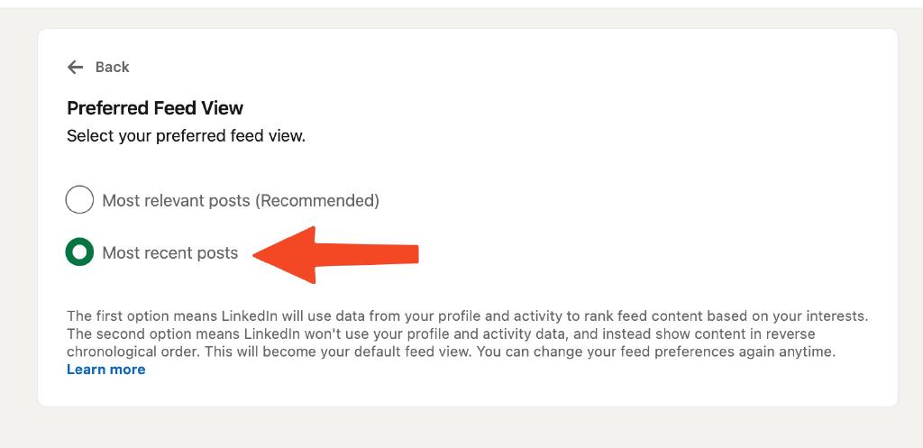 How to Replace Linkedin’s Algorithmic Timeline · Preslav Rachev